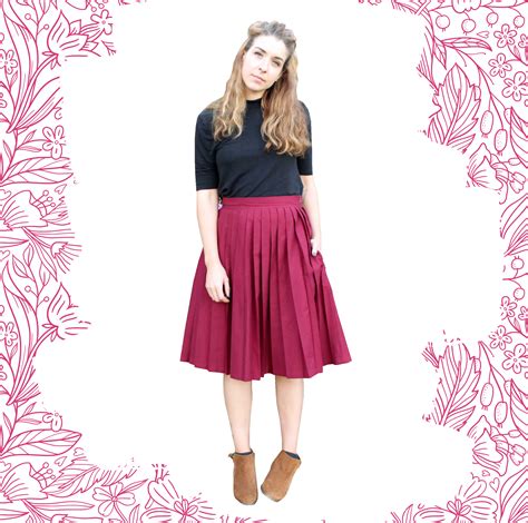 How To Sew Knife Pleats The Emma Skirt Sewing Tutorial Skirt Sewing Tutorial Sewing