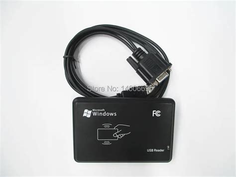 RS RFID Reader New Security Black USB Khz RFID Proximity Sensor Smart ID Card Reader