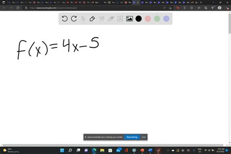 Solved Consider The Following Find The Domain And Range Of The
