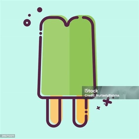 아이콘 아이스 캔디 우유 및 음료 기호와 관련이 있습니다 Mbe 스타일 심플한 디자인 편집 가능 간단한 일러스트레이션 강철에 대한 스톡 벡터 아트 및 기타 이미지 Istock