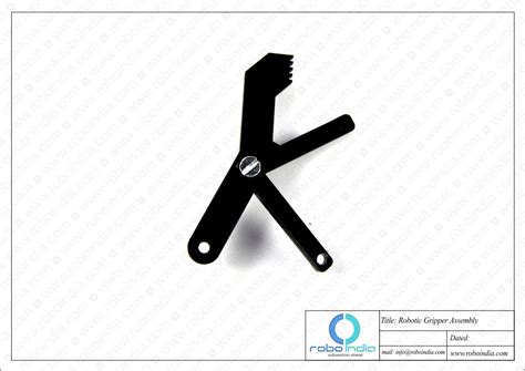 Robotic Gripper Assembly Robo India Tutorials Learn Arduino Robotics
