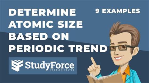 Determine Atomic Size Based On Periodic Table Trends Polynomials