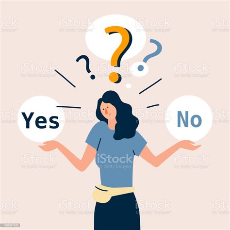 Yes Or No Stock Illustration Download Image Now Yes Single Word