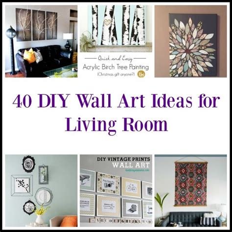 40 Diy Wall Art Ideas For Living Room Wall Decor Diy Living Room Cool Wall Art Wall Decor