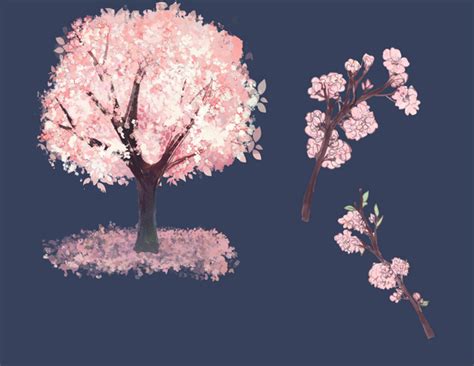 벚꽃나무 가지 Png 픽셀플러스