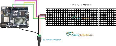 Arduino LED Matrix Via Web Arduino Tutorial