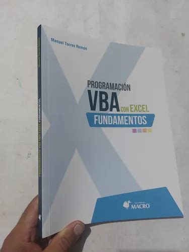 Libro Programación Vba Con Excel Fundamentos Manuel Torres Cuotas Sin Interés