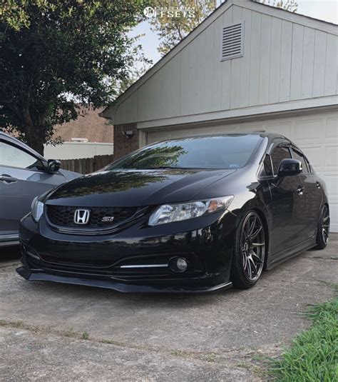 2013 Honda Civic With 18x875 35 Xxr 527 And 22535r18 Nankang Ns 25