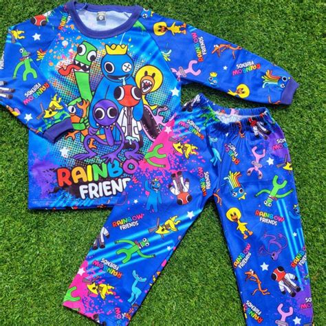 Pijama Infantil Rainbow Friends Hola Deco