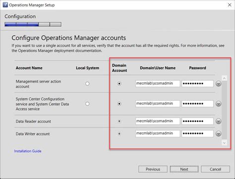New SCOM Install Guide Operations Manager