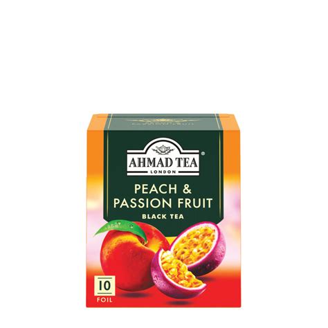 Peach And Passion Fruit Black Fruit Tea 20 Teabags Foil