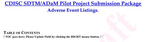 Creating A Contents Page In Rtf Without Needing To Manually Update Fi
