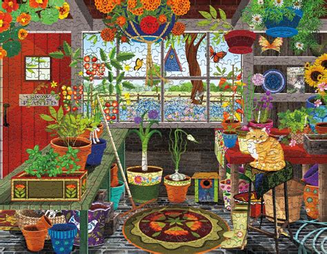 4 In 1 Tracy Flickinger 500 Piece Jigsaw Puzzle By Ceaco Serious Puzzles