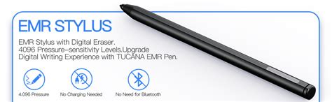 Tucana Upgraded Emr Stylus Pen With Digital Eraser