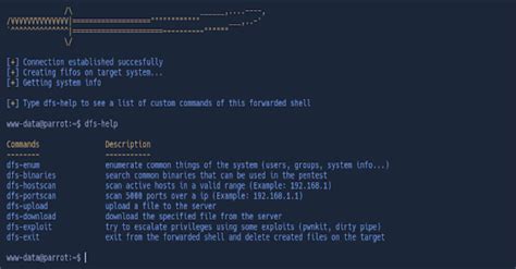 DFShell Python3 Script The Best Forwarded Shell