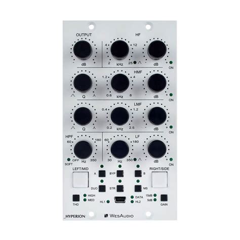 Wesaudio Hyperion Ng500 500 Series Stereo Analog Equalizer With Digital