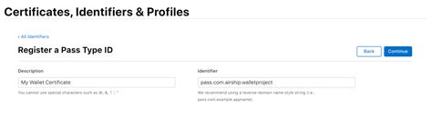 How To Make An Apple Pass Type Certificate For Mobile Wallet Airship