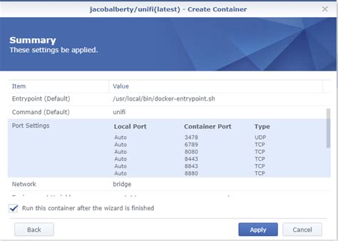 Port Missing For Synology Docker Deployment Issue Jacobalberty Unifi Docker GitHub