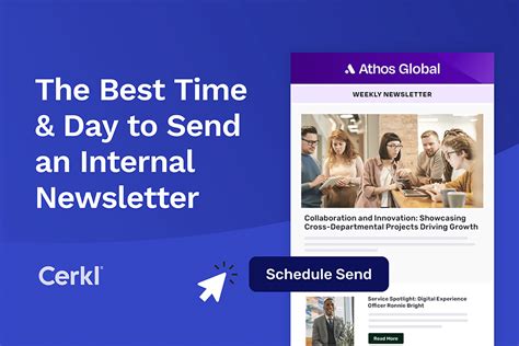 What Is The Best Time And Day To Send An Internal Newsletter