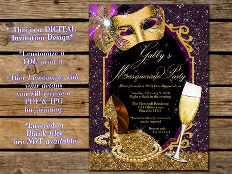 17 Masquerade Party Invitation Examples To Download