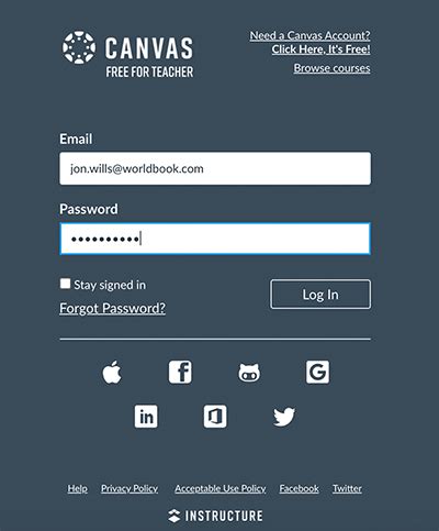 Canvas Instructure Icon