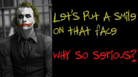 Why So Serious Why So Serious At Zoe Szabados Blog