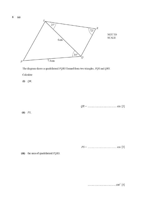 maths questions on 3d trigonometry problem pdf