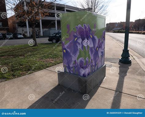 Mural On A Traffic Signal Control Box Editorial Stock Image Image Of Land Boxes 260059329