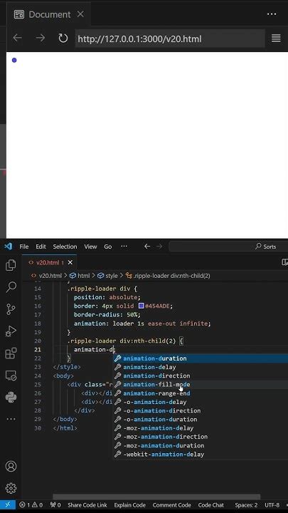 Mastering Css Animation Create A Stunning Ripple Loader Web