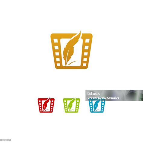 영화 크리에이터 로고 템플릿 디자인 벡터 일러스트레이션 0명에 대한 스톡 벡터 아트 및 기타 이미지 0명 검은색 공란