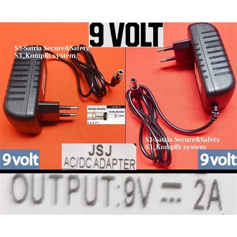 Power Supply Adaptor 9v 2a Dc 1 5a Adapter Arduino 9volt 9 V 2 A Jack