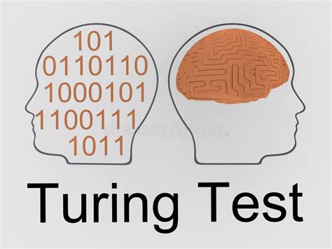 Turing Test Concept Stock Illustration Illustration Of Computer