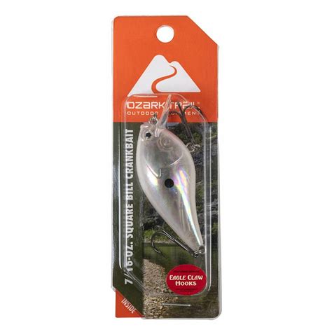 Ozark Trail Square Bill Crankbait Fishing Lure Translucent 0375 Oz