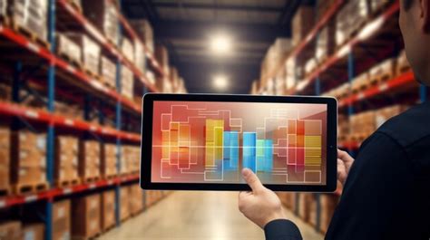 Smart Inventory Management System Concept Premium AI Generated Image