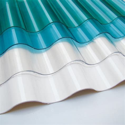 0032 08mm Corrugated Polycarbonate Sheet Roofing Sheets