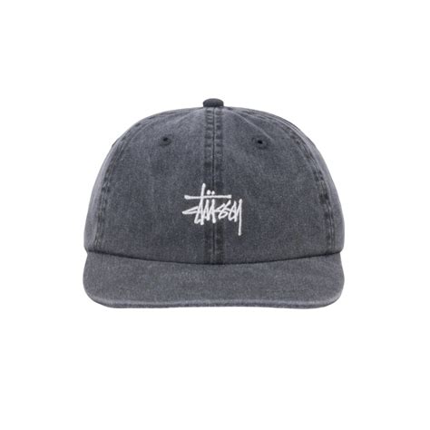 스투시 워시드 베이직 로우 프로 캡 차콜 Stussy Kream 스투시 워시드 베이직 로우 프로 캡 차콜 Stussy Kream