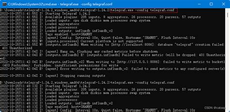 Prometheus 通过 Telegraf 将数据远程写入 Influxdb 2x 存储（influxdb 2x 不同于 1x