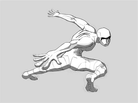 Dynamic Poses Male