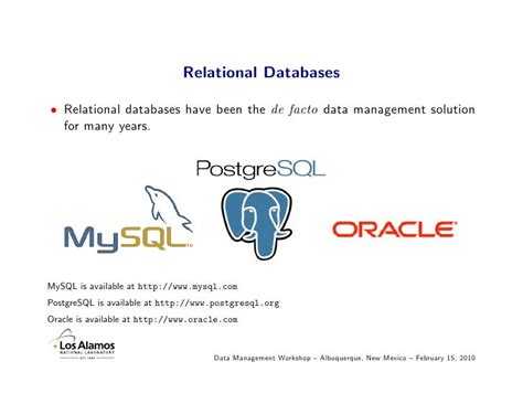 An Overview Of Data Management Paradigms Relational Document And G