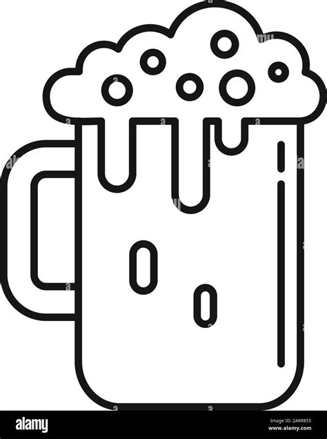 Beer Mug Icon Outline Beer Mug Vector Icon For Web Design Isolated On