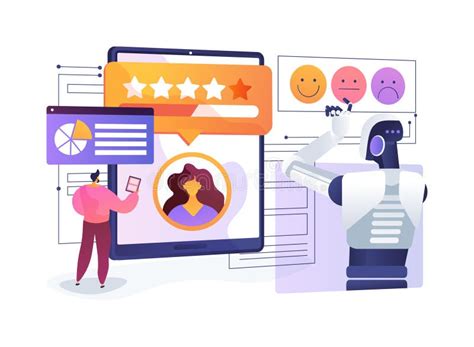 Ai Sentiment Analysis In Marketing Abstract Concept Vector Illustration