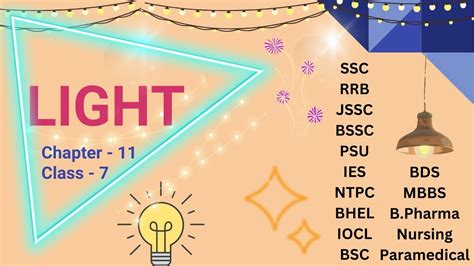 Light Class 7 Science Chapter 11 Explained Youtube