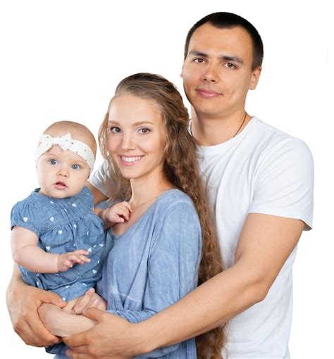 Familia Joven Y Feliz Foto Premium