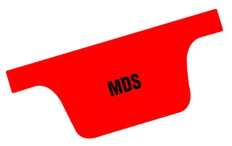 Chart Divider Tab Mds Poly Side