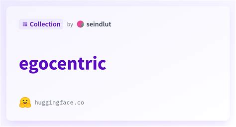 Egocentric A Seindlut Collection