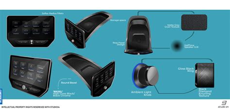 Infotainment Screen Panel Design Behance