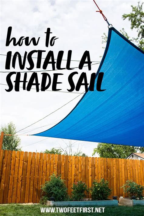 Diy Shade Sail Installation Artofit