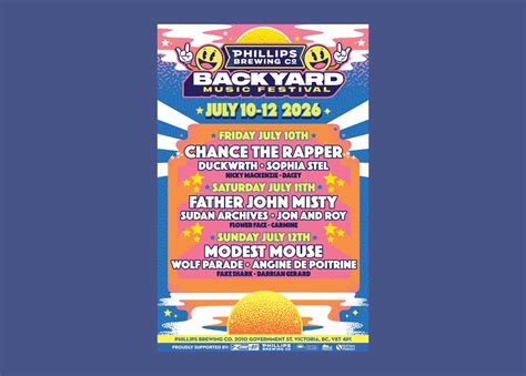 Phillips Backyard Music Festival 2026 Events In Victoria Bc