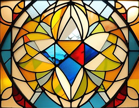 Colorful Stained Glass Window Design Free Download Ai Scribbles