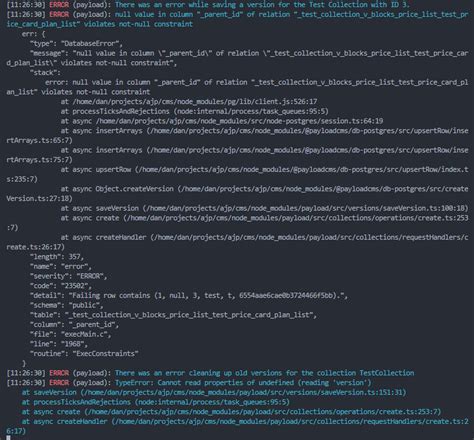 Can T Save With Nested Array In Blocks Issue Payloadcms Payload GitHub